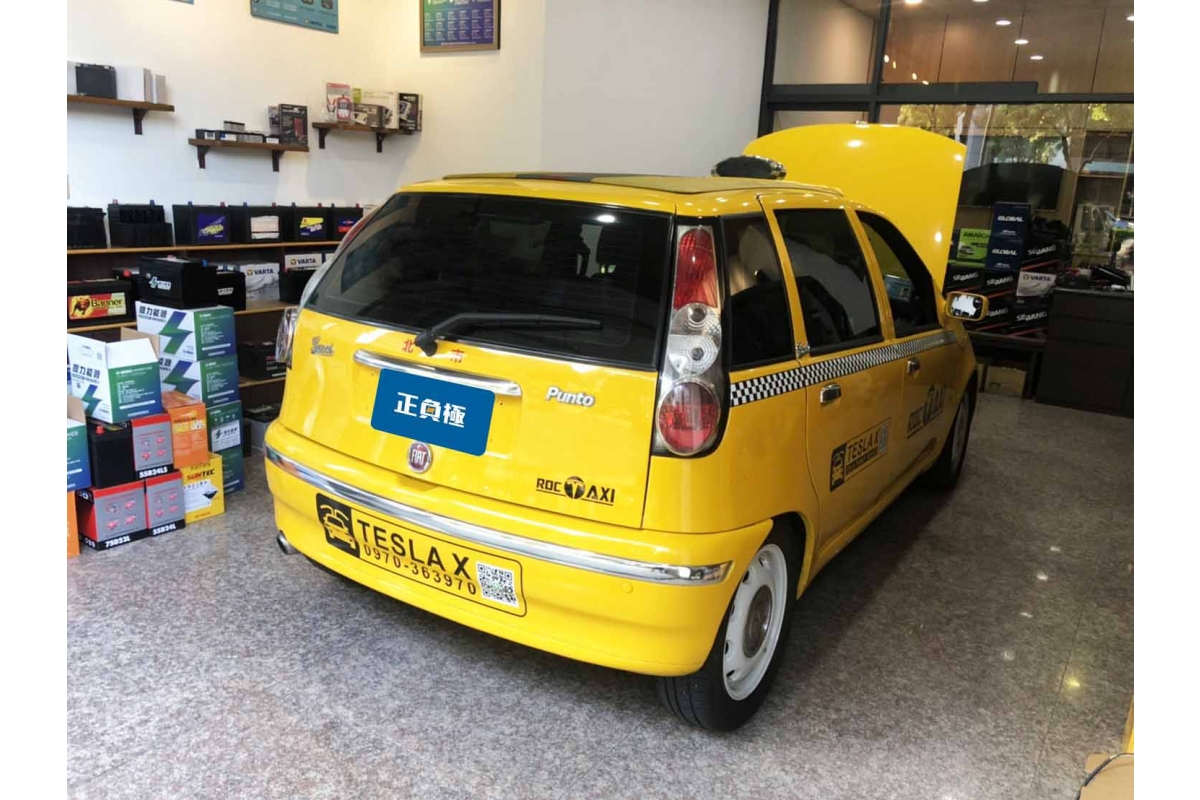 【台北】FIAT飛雅特 Punto 1.2 1997年 原車電瓶 土耳其MUTLU EFB 370LN2-MF 60AH 520A 更換 汽車 ...